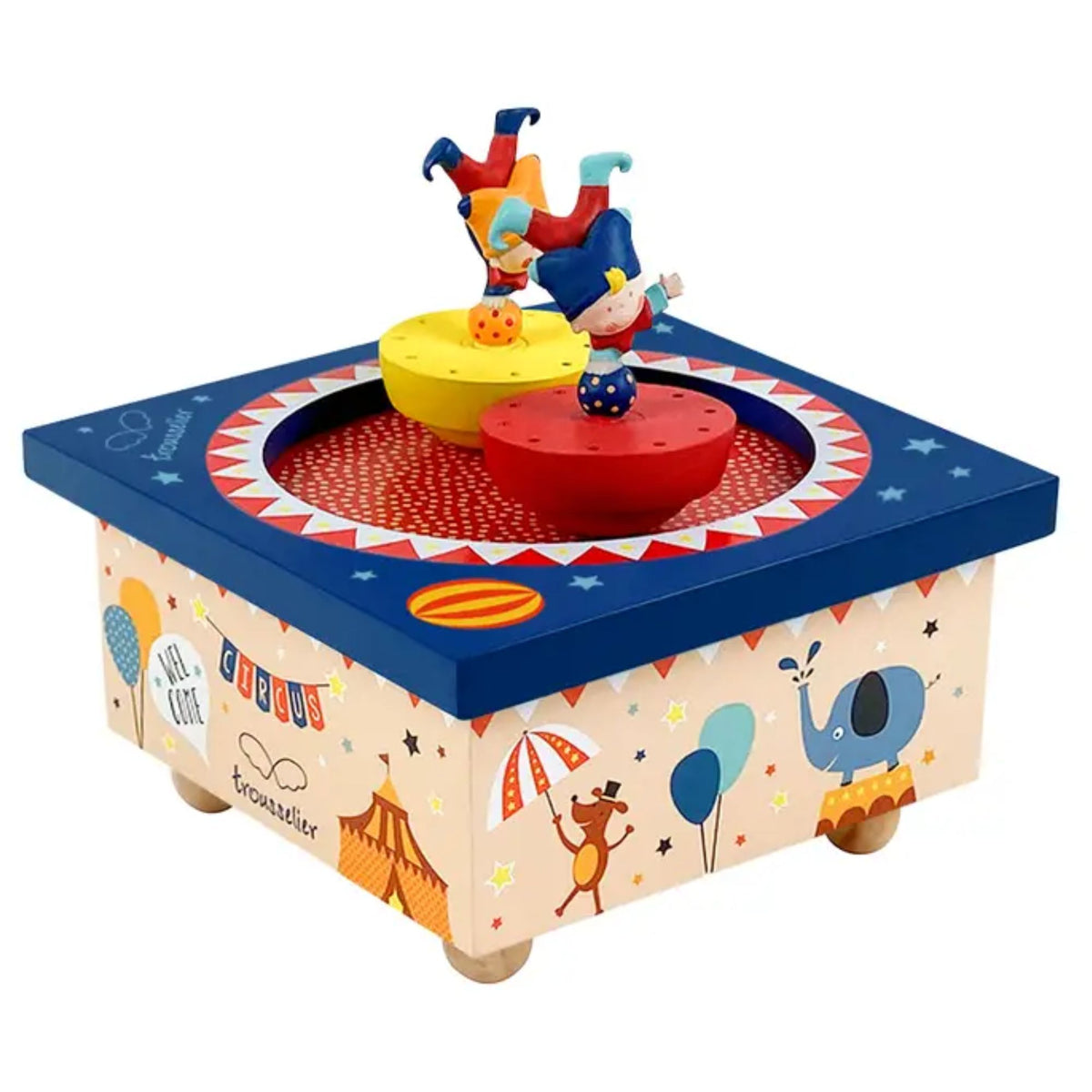 Trousselier Dancing Acrobats Music Box — www.addabow.com