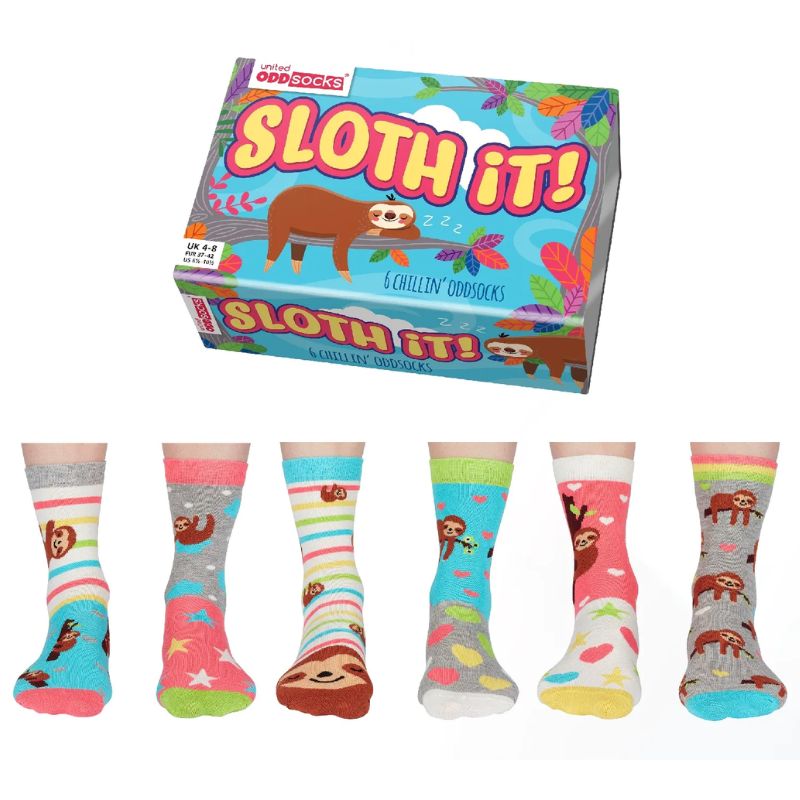 United Oddsocks Sloth It Socks — www.addabow.com