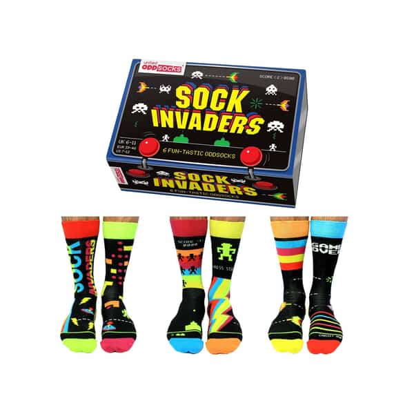 United Oddsocks Sock Invaders Socks — www.addabow.com